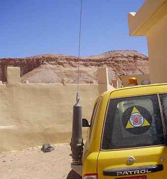 Barrett 910 antenna installed on an Algerian ambulance - Barrett ...